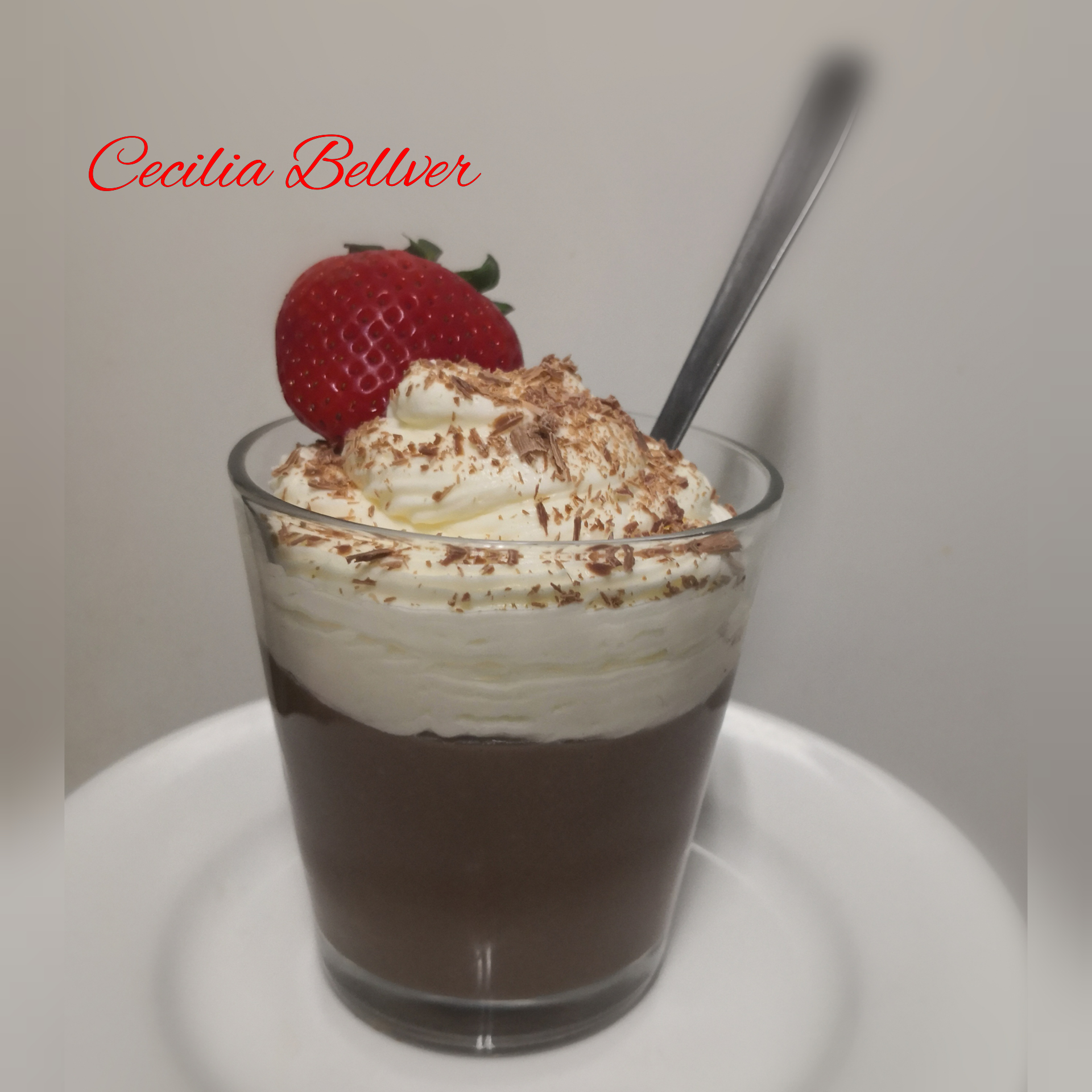 Copa de chocolate y nata - Postres y dulces - Blog de CECILIA BELLVER ...